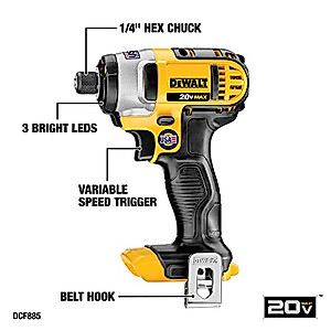 DEWALT 20V MAX* Cordless Drill Combo Kit , 4-Tool (DCK466D2)