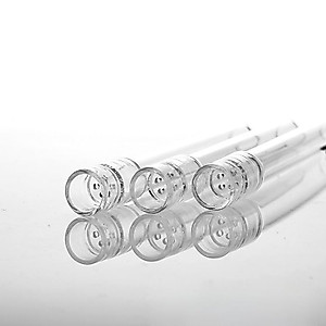 Solo Glass Tube Stem (110mm Straight) Steam Chemistry Air Drying Tube, 3-Pack