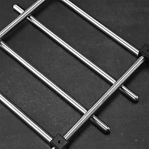 Hicarer 4 Pcs Stainless Steel Trivet for Pots and Pans Stainless Steel Pot Trivets Cast Iron Trivet Cooling Racks for Kitchen Dining Table Decor Hot Pads Cooking and Baking Pans Holder, 7 x 7 inches