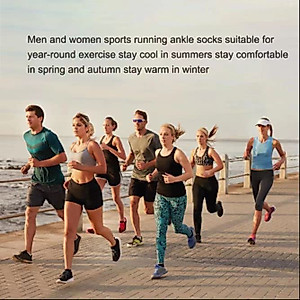 Peacepigeon Athletic Running Ankle Socks for Men and Women Anti Blister Low Cut Purple Socks (Large 4 Pairs)