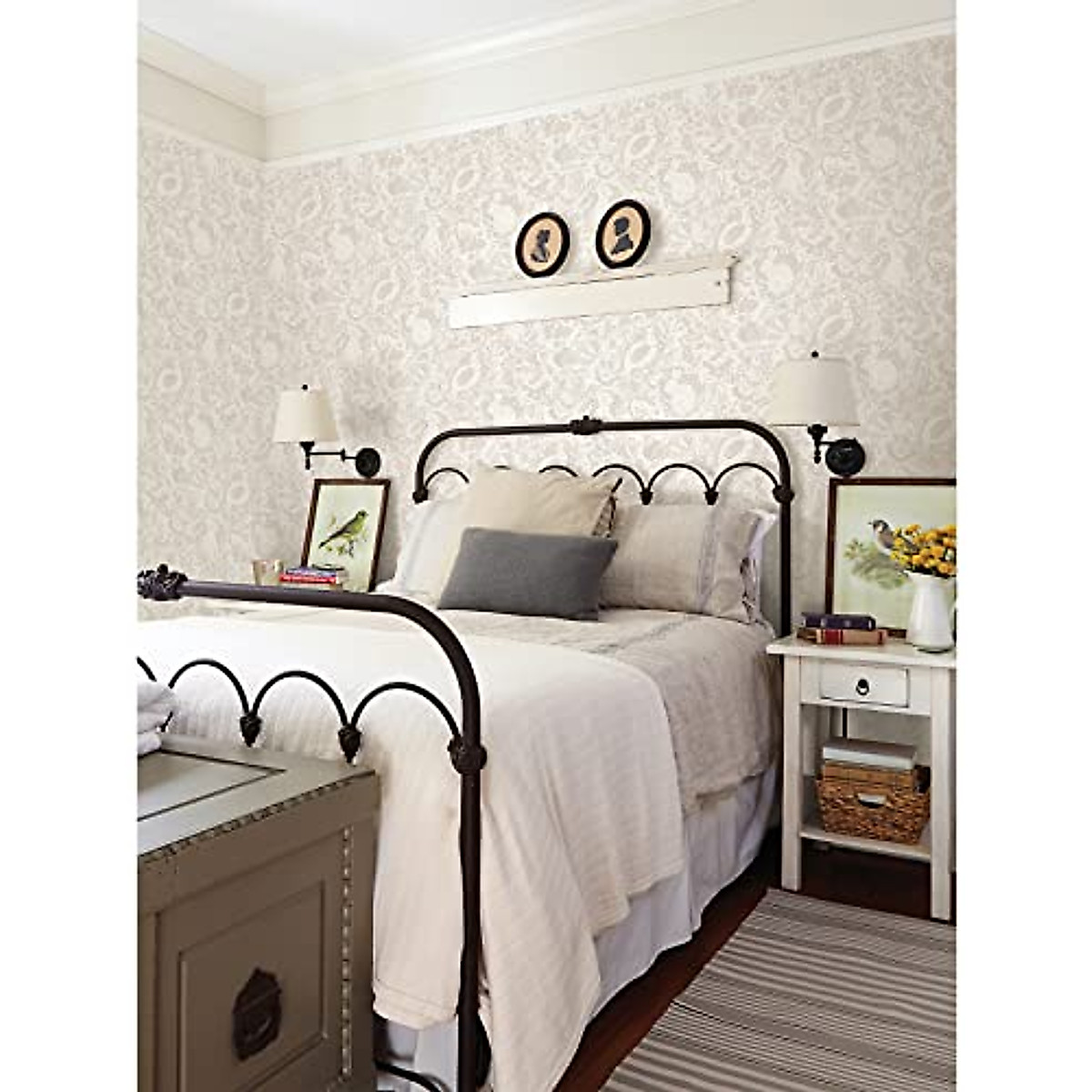 Cream Terrene Peel & Stick Wallpaper