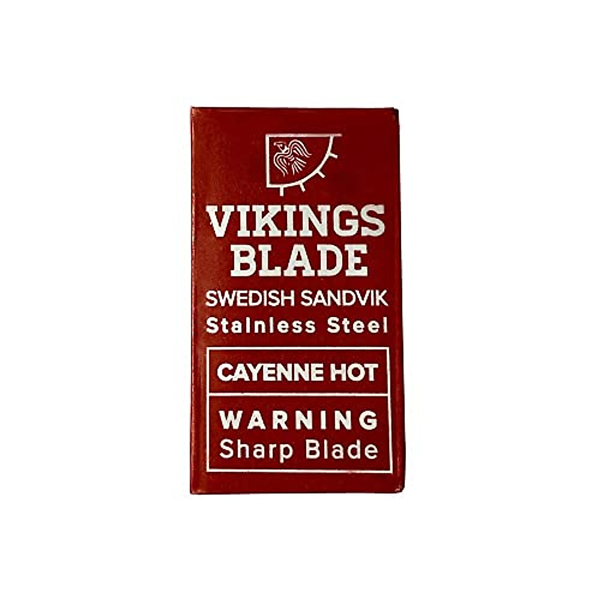 Double Edge Safety Razor Blades, Swedish Steel, 50 Count, by VIKINGS BLADE, Platinum Coated Replacement Razor Blade & Refills, Eco Friendly, Smooth, Close, Clean Shaving Blades, Semi-Aggressive & Safe