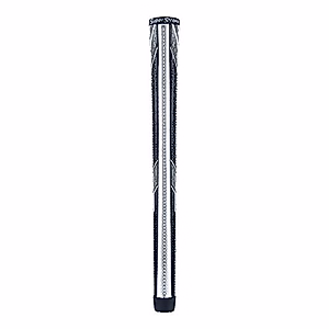 SuperStroke Traxion Tour Golf Club Grip, Black/Gray (Oversize) | Advanced Surface Texture that Improves Feedback and Tack | Extreme Grip Provides Stability and Feedback | Even Hand Pressure (646524)