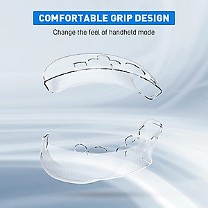 RHOTALL Clear Protective Case Compatible with Nintendo Switch OLED, Dockable Hard Shell for Switch OLED Console, Soft Cover with Comfortable Grip Design for Joycon Controller