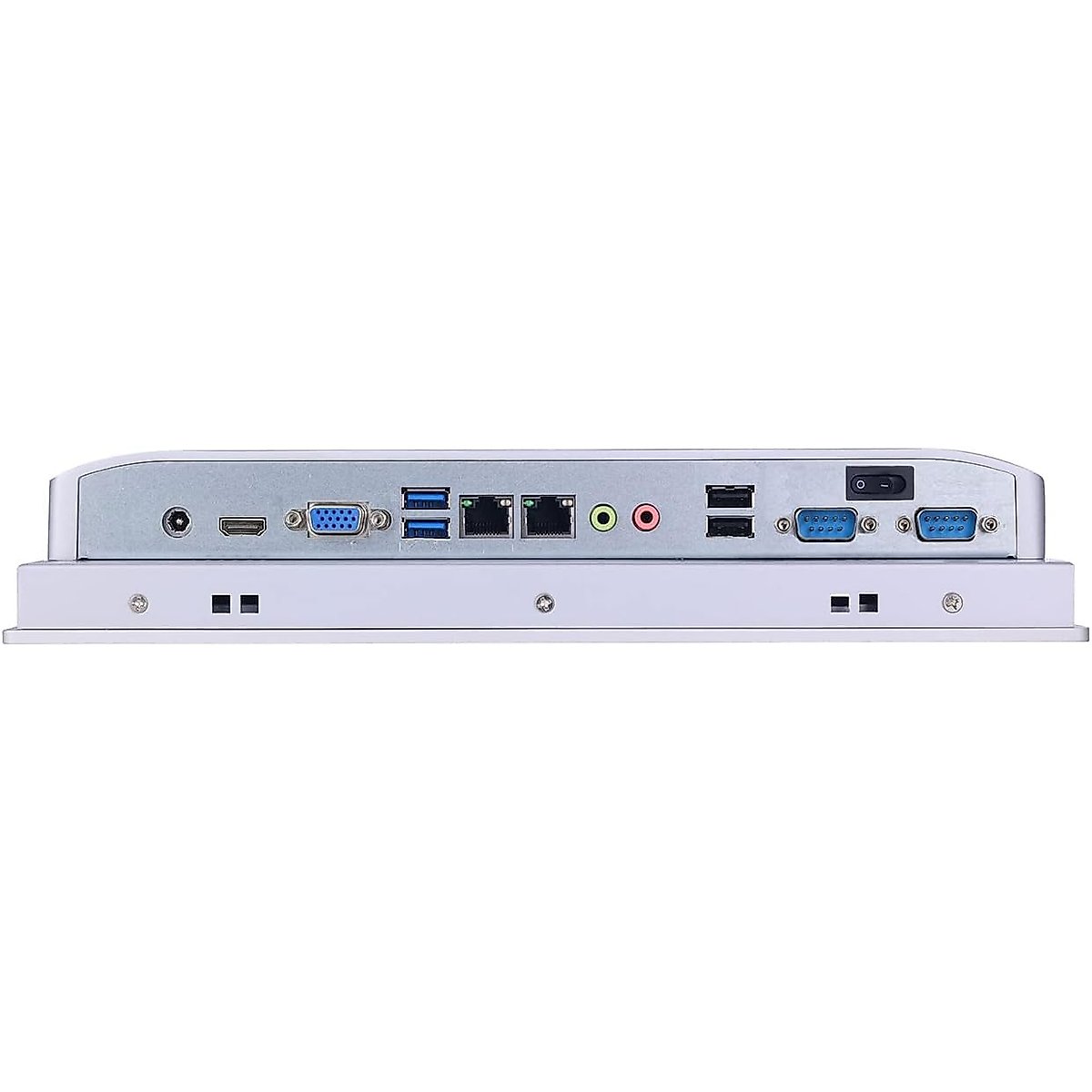 Partaker 12.1" TFT LED IP65 Industrial Panel PC, Intel Core I7 6500U, Windows 11 or Linux Ubuntu, 10-Point Projected Capacitive Touch Screen, 8GB RAM, 256GB SSD, 1TB HDD, VGA, HDMI, Dual LAN, Dual COM