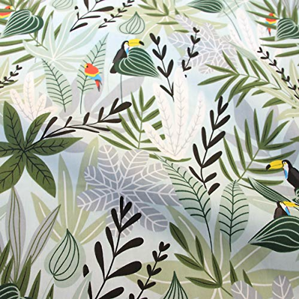 6 Pieces Cotton Fabric Squares Quilting Sewing Floral Pattern Precut Patchwork Fabric for Craft DIY Handicraft 15 x20"