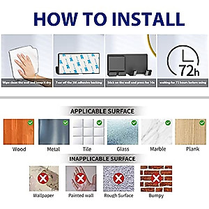 Hair Dryer Holder Wall Mount,Bathroom Blow Dryer Stand Wall Mounted Self Adhesive Hair Tool Holder Hair Styling Care Tool Organizer Hair Dryer Holder Rack Fit for Dyson Supersonic Dryers Black, UEMUSI