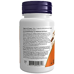 NOW Supplements, Probiotic-10™, 100 Billion, with 10 Probiotic Strains,Dairy, Soy and Gluten Free, Strain Verified, 30 Veg Capsules