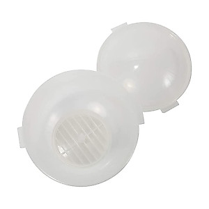 WalterDrake Lettuce KeeperTM - Lettuce Crisper Salad Keeper Container Keeps your Salads and Vegetables Crisp and Fresh- 7" X 8" (brown) (1) (1)