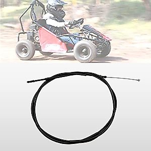 QYMOTO Coleman 73" Go Kart Throttle Cables for CK100-S throttle cable for go kart