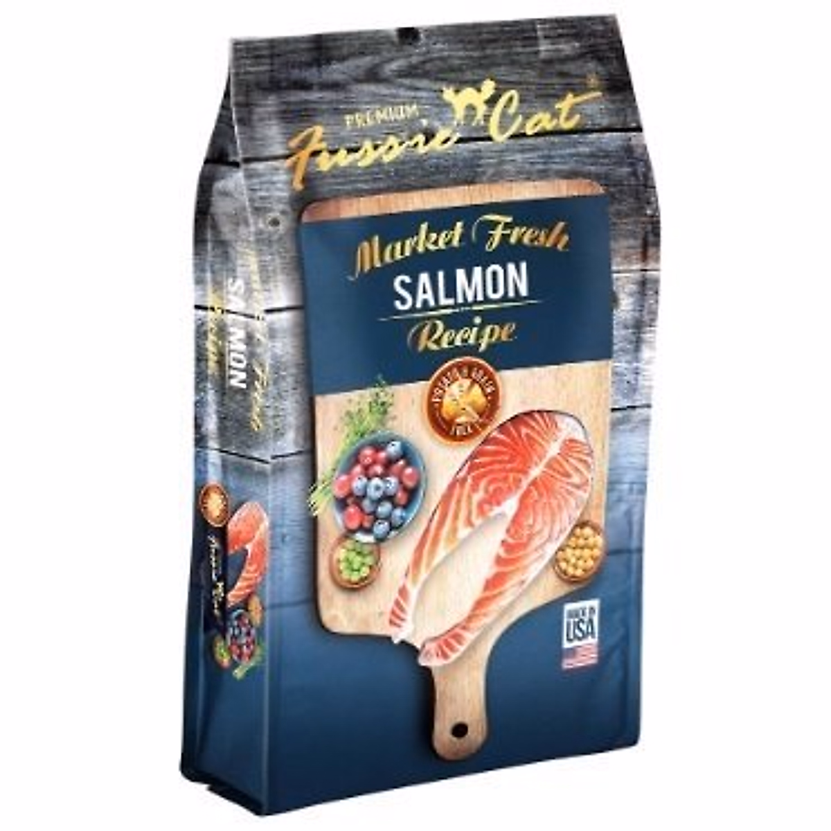 Fussie Cat Dry Cat Food Bag (Salmon, 2#) by Fussie Cat