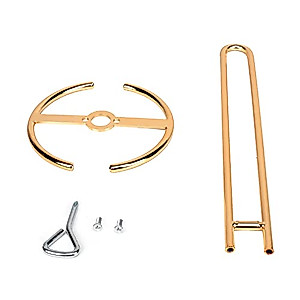 Winmien Magnetic Paper Towel Holder Countertop, Kitchen Standing Paper Towel Roll Holder for Bathroom Kitchen Organization and Storage, Standard or Jumbo-Sized Roll Holder (Gold)