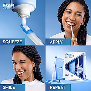 Crest Whitening Emulsions Leave-on Teeth Whitening Gel Pen Kit, 0.88 Oz (25 G)
