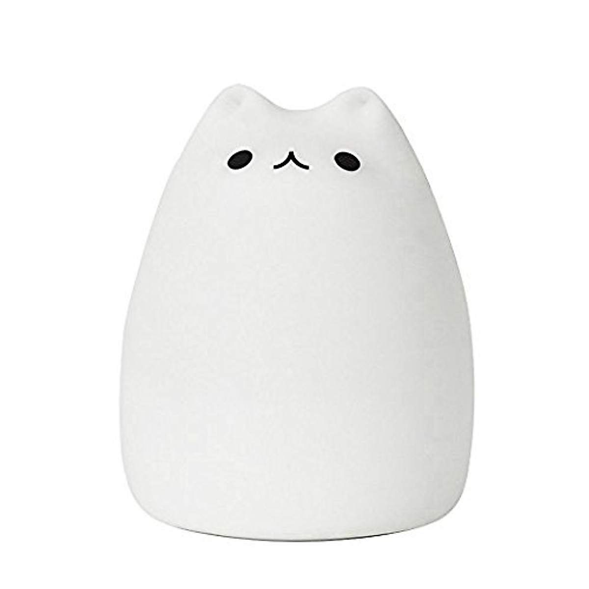 MOKOQI Cat Tap Night Light,Toys for 2-14 Years Old Boys Girls, Cute Cat Lamp Silicone Baby Nightlight for Bedroom,Tap Control Glow up Color Changing Kawaii Animal Lamp