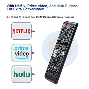 Upgrade Model Universal Remote for Samsung Tv Remote, Remote for Compatible All Samsung Smart TV, LED, LCD, HDTV, 3D, Series TV, Remote Control for Samsung Smart Tv Control Replacement
