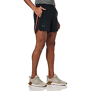 Under Armour Men's Launch 5-inch Shorts , Black (001)/Reflective , Large