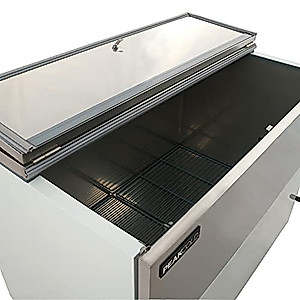 PEAKCOLD School Cafeteria Milk Cooler and Refrigerator