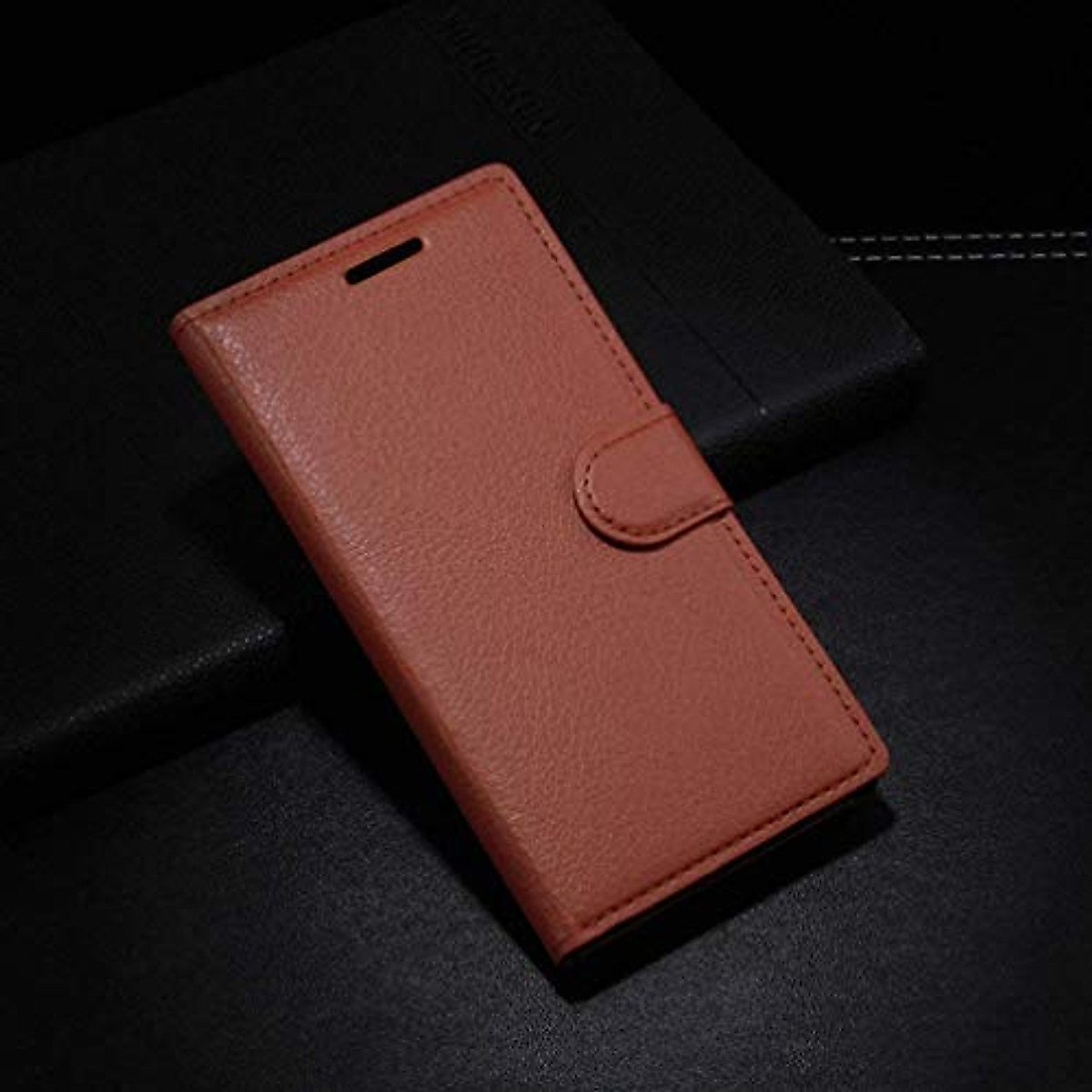 HualuBro Oppo Reno 2 Case, Oppo Reno2 Case, Premium PU Leather Magnetic Shockproof Book Wallet Folio Flip Case Cover with Card Slot Holder for Oppo Reno2 / Reno 2 Phone Case (Brown)