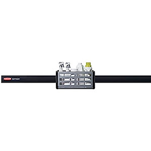 Rubbermaid FastTrack Rail Access Bin, Garage Organization Bin for Sports Equipment, Gardening Supplies and Household Item Storage