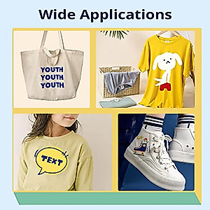 VAST WANT HTV Vinyl Bundle Heat Transfer Vinyl-8 Pack 12" x 5FT HTV Vinyl, Iron on Vinyl for All Cutter Machine, HTV Vinyl Rolls Easy to Cut & Weed