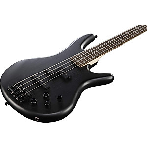 Ibanez 4 String Bass Guitar, Right Handed, Weathered Black (GSR200BWK)