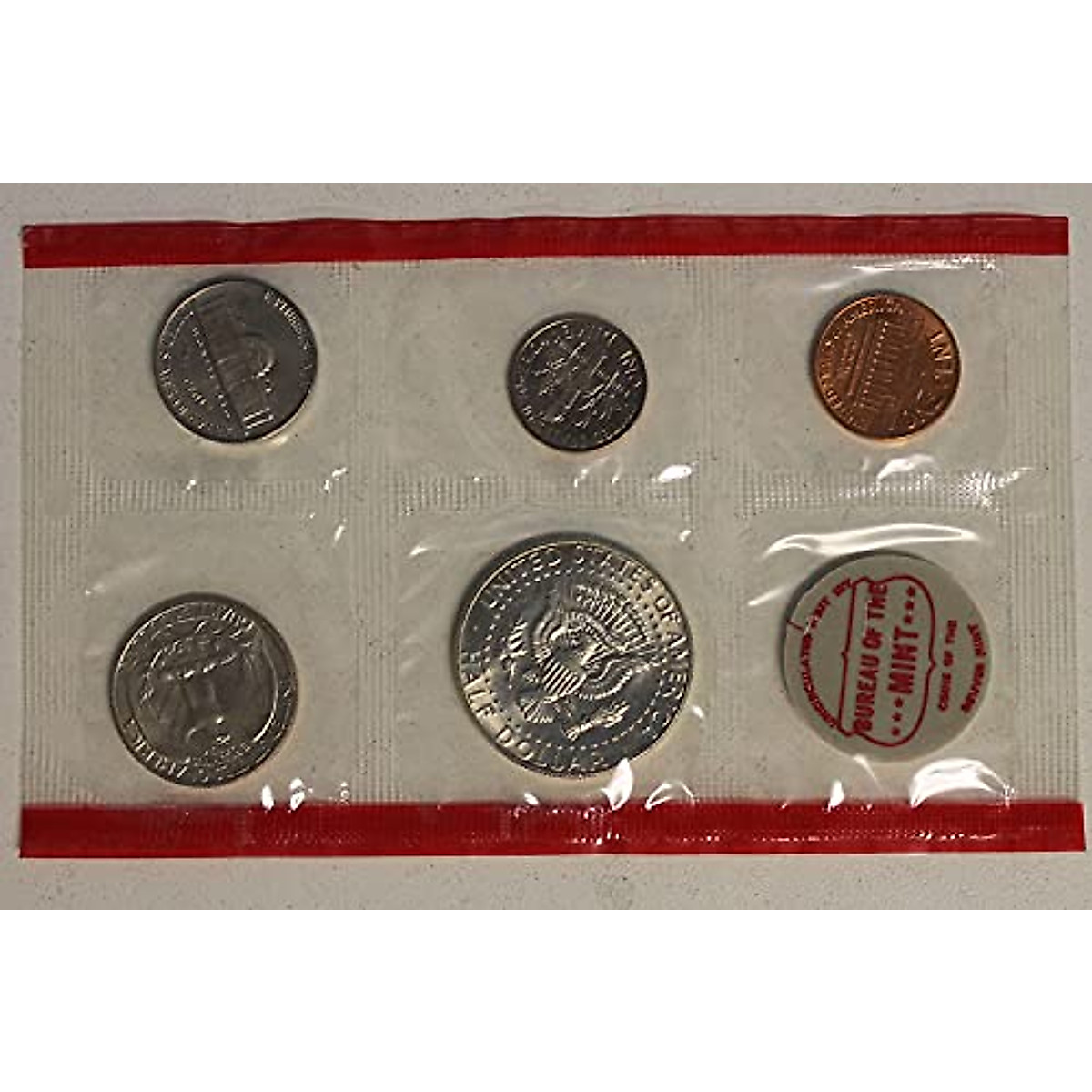 1969 United States Mint Uncirculated Coin Set in Original Government Packaging