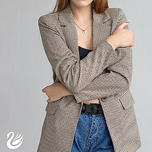 ITAY Metal Free Belt - Hypoallergenic Full Grain Leather TSA Belt Strap,Sturdy Men's Adjustable Belt,Nickel Free Belt for Men