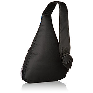 Pickleball Fanatic Sling Bag with pockets for Paddles, Balls, Gear, and Water Bottle(Blue/Black)