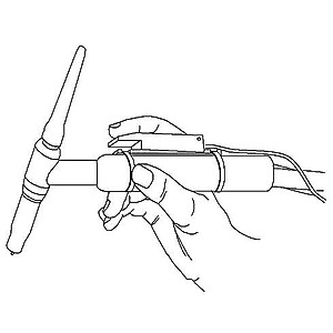SSC Controls Touch 4 TIG Welding Remote Fingertip Torch Hand Control, 7 Pin Plug, Everlast Welders, T925-0725