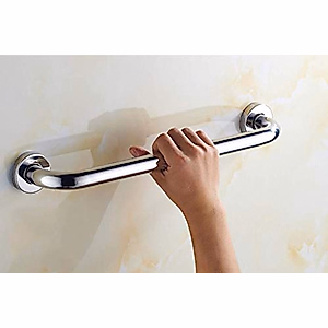 Shower Handicap Grab Bars for Bathroom Wall, 41 Inches Grab Bar, 304 Stainless Steel Elderly Disabled Pregnant Women, Safety Non-Slip Accessible Handrails, Bathtub,Toilet, Kitchen (Size : 45CM)