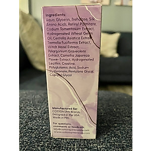 Cottonspin Retinol Firming Facial Serum for Wrinkles & Dark Spots, Renew and Reset, Skin Clearing, Anti Aging Serum - Skin Repair, Night Therapy, Clean Skin care, Fine Lines 1 Fl Oz