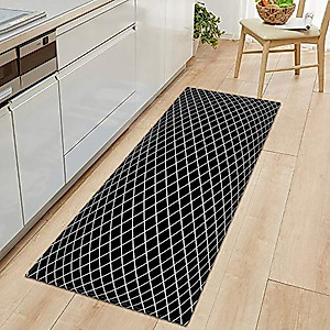 Kitchen Carpet Bedroom Entrance Doormat Bathroom Anti-Slip Mat Home Long Strip Hallway Floor Mat Decoration A21 60x180cm