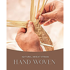 Visors for Women, Straw Sun Visors for Women Beach Hats for Women Packable Sun Hat Womens Visor Handmade Straw Hats for Women Khaki