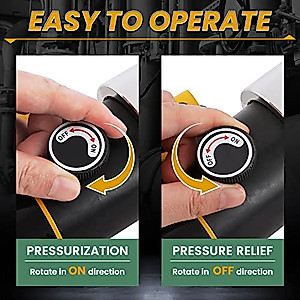 Huanyu Integral Hydraulic Flange Spreader 8T Portable Hydraulic Flange Separator Manual Flange Splitter Alloy Steel Pliers Max Spread 1-3/16" Fast Oil Return for Pipeline Maintenance Yellow YQ-30