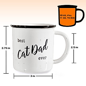 MAINEVENT Best Cat Dad Ever Mug 11 Ounce, Novelty Coffee Mug, Cat Mug Dad, Best Cat Dad Mug, Cool Mug, Best Cat Dad Coffee Mug, Cat Dad Mug Men, Cat Dad Gifts Mug Cat Lover Gifts Men from Mama