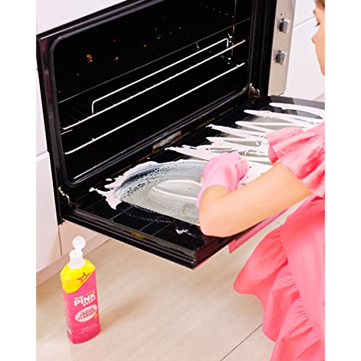 Stardrops - The Pink Stuff - Ultimate Bundle - The Miracle Cleaning Paste, Multi-Purpose Spray, Cream Cleaner, Bathroom Spray (1 Cleaning Paste, 1 Multi-Purpose Spray, 1 Cream Cleaner, 1 Bathroom Foam Cleaner)