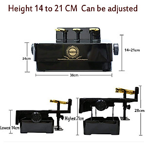 Sound harbor Piano Pedal Extender Adjusted Piano Foot Pedal Extender for Kids,Design with 3 Pedal Black