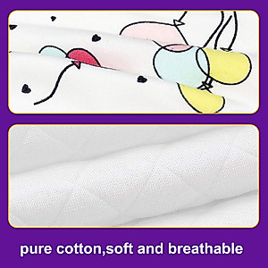 MooMoo Baby 6 Packs Cotton Training Pants Reusable Toddler Potty Training Underwear for Boy and Girl Mermaid-2T Pink