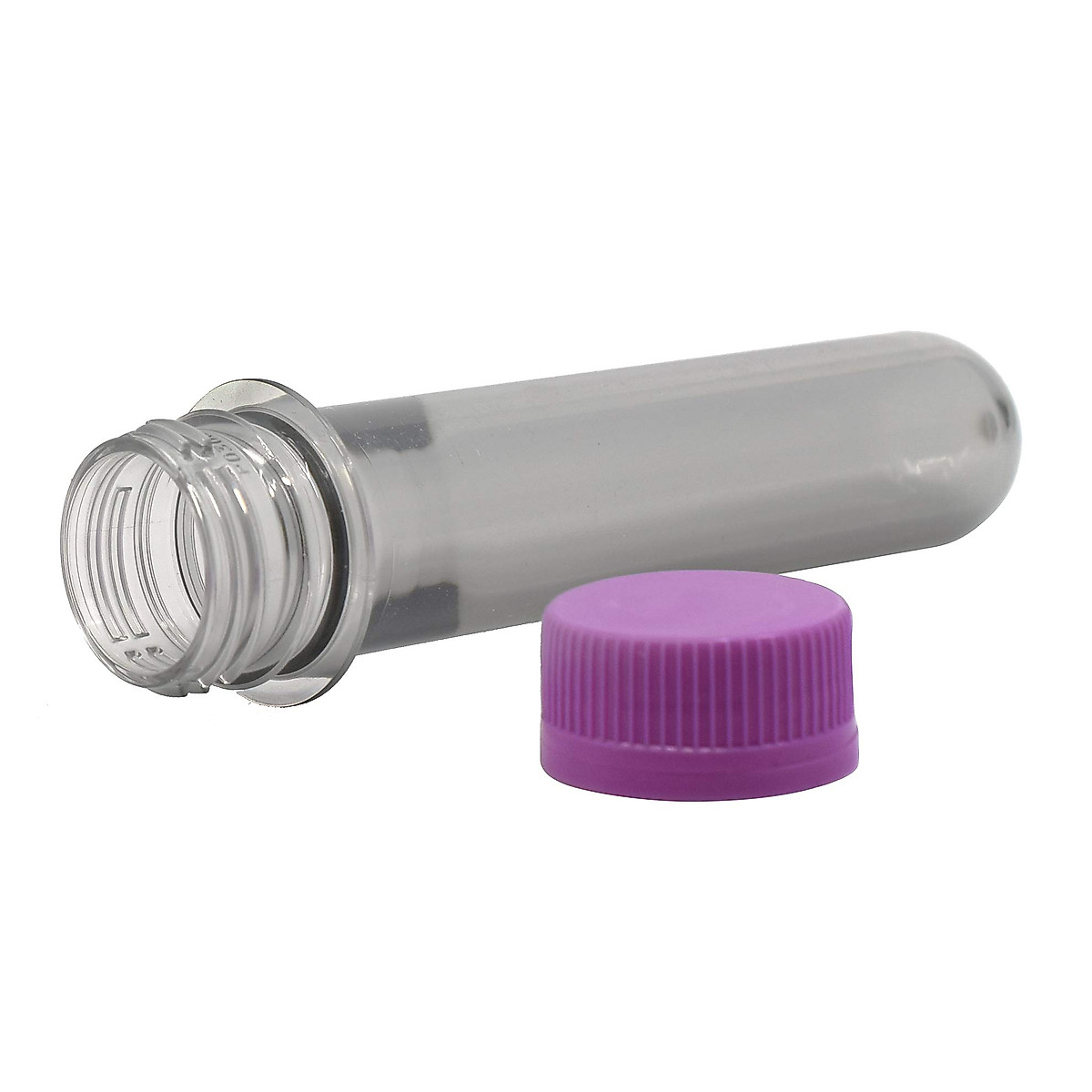 EISCO Baby Soda Bottle with Cap, 25mL - PET Plastic Test Tube Labs