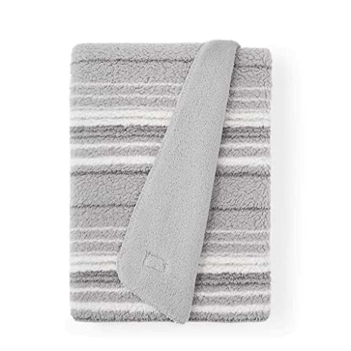 UGG - Daybreak Throw Blanket - Soft Striped Ombre Throw Blanket - 50" x 70" - Warm Accent Blanket for Couch or Bed - Cozy Home Décor - Stone