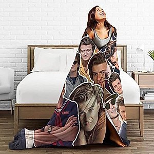 Blanket Ultra Soft Throw Blanket for Sofa Offiece Bed Car Camp Couch for Adults Kids 50"x40"