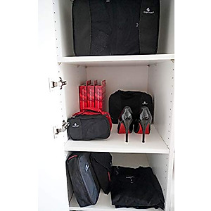 Eagle Creek Pack-It Original Medium Packing Cubes for Suitcases - Durable Travel Organizer Bags for Luggage with Rugged Dual Zippers and Top Grab Handle, Black