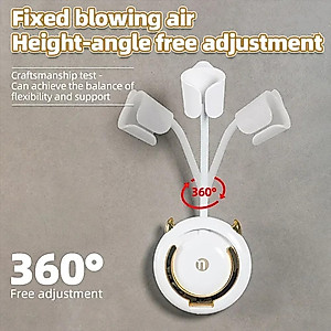 KWYUAIE Hands Free Hair Dryer Holder Wall Mounted, Blow Dryer Holder, Hair Dryer Holder Wall Mounted, Hair Dryer Wall Mount, Hair Tool Organizer, Adhesive Installation Hair Dryer Holder