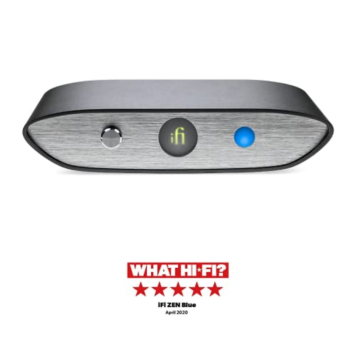 iFi Zen Blue HiFi Bluetooth Receiver Desktop DAC/Adapter - Wireless Input/Outputs - Optical/Coaxial/SPDIF/RCA / 4.4 Balanced - Audio System Upgrade (Unit Only)
