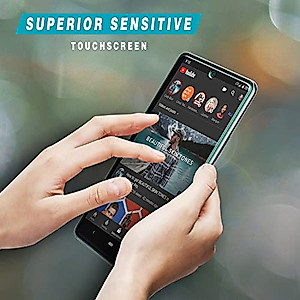 HPTech (2 Pack) Designed for Samsung Galaxy A53 5G Tempered Glass Screen Protector, Support Fingerprint Reader, Anti Scratch, Bubble Free, Case Friendly