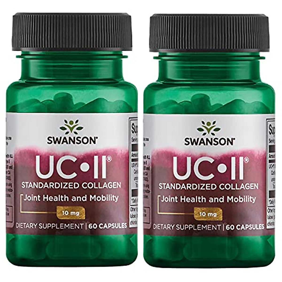 Swanson Uc-Ii Standardized Collagen 40 mg 60 Caps 2 Pack