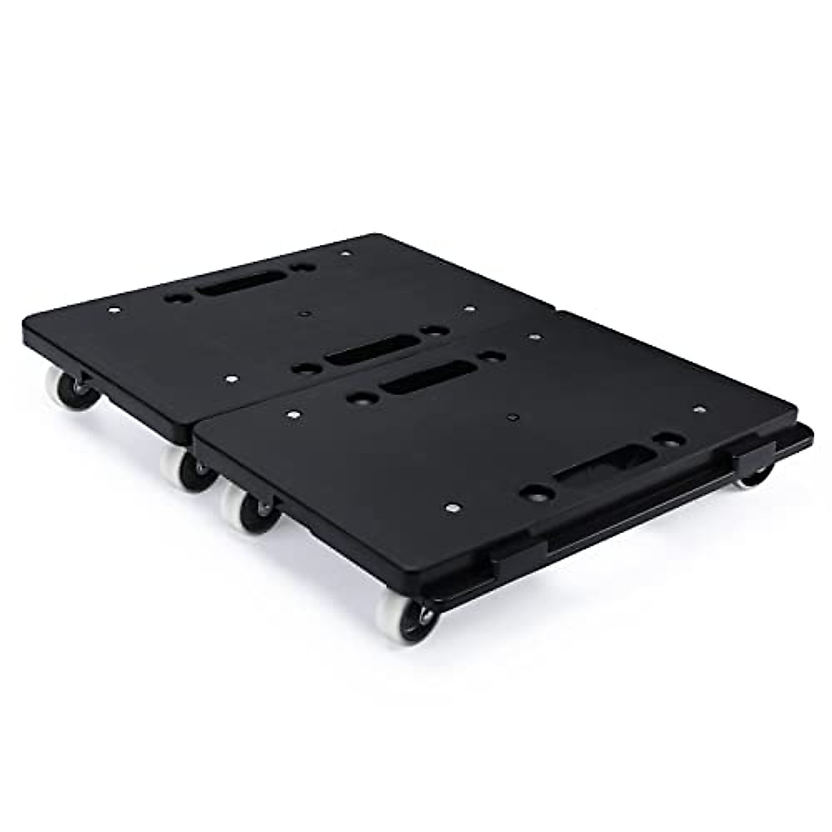 Ltsxop Furniture Moving Dolly Furniture Mover 4 Wheels Heavy Duty Small Flat Dolly Cart Portable Dollies with Wheels 2 Pack,16.3 x 11.4 inch 500 Lbs Capacity Each Count, Black