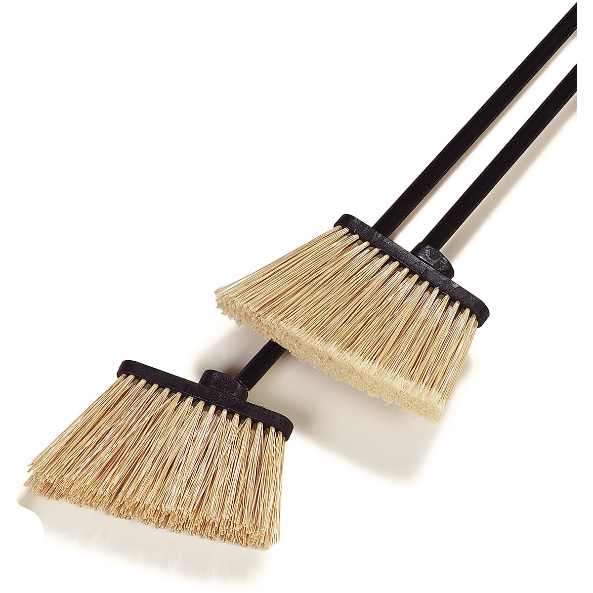 Carlisle FoodService Products CFS 3686700 Duo-Sweep Duo-Sweep Flagged Angle Broom Head Only, 12", Natural