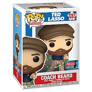 Funko Pop! TV:Ted Lasso Coach Beard 2022 Fall Convention Shared Sticker Multicolor Exclusive #1283