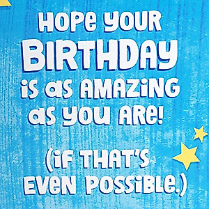 Hallmark Birthday Card for Kids (Minions, Stickers Included)